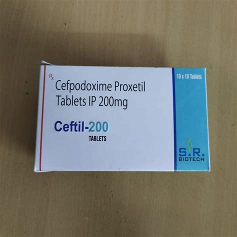 Sr Biotech Ceftil 200mg Tablets At Rs 225box In Jaipur Id 25500865648