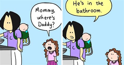 I Create Comics Showing What Its Like To Be A Mother 30 Pics Bored