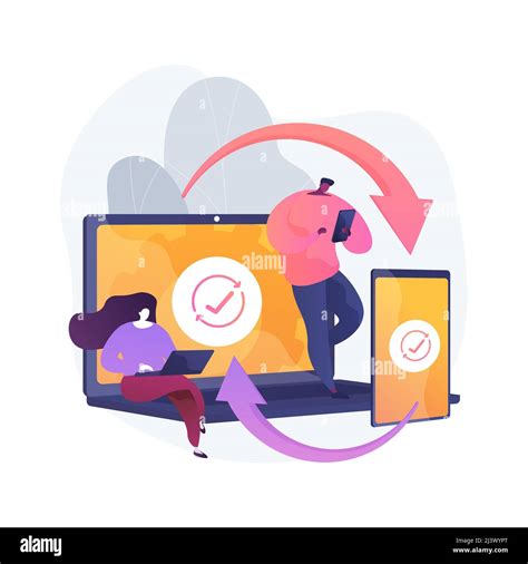 Syncing Vector Vectors Stock Vector Images Alamy