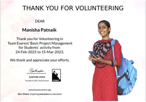 manisha patnaik on linkedin volunteer community projectmanagement