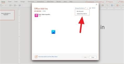 How To Add Add Ins In Powerpoint How To Add Add Ins In Powerpoint