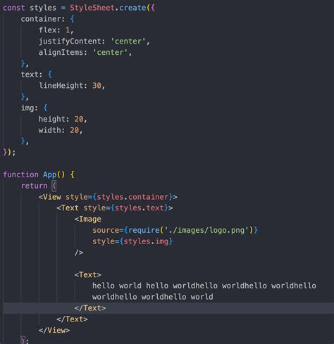 On Ios Text Lineheight Does Not Take Effect When An Image Is Embedded In A Text And Starts With