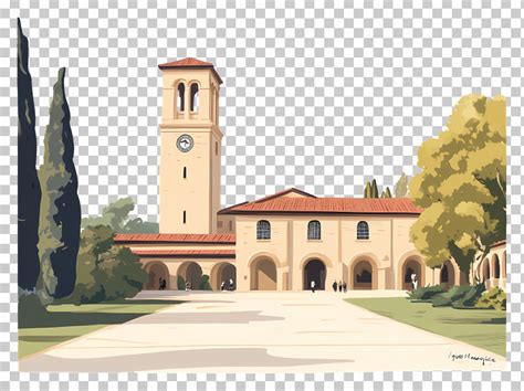 Stanford University Scenic Clock Tower Building Png Clipart Building Clock Tower