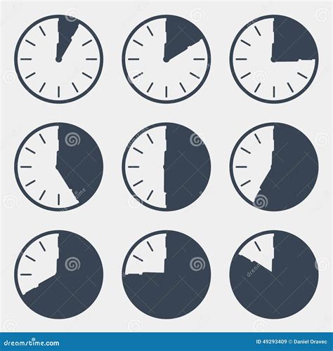 Time Countdown Clock Timer Circle Number Stopwatch Vector Count Counter Digital Ui Modern Timer