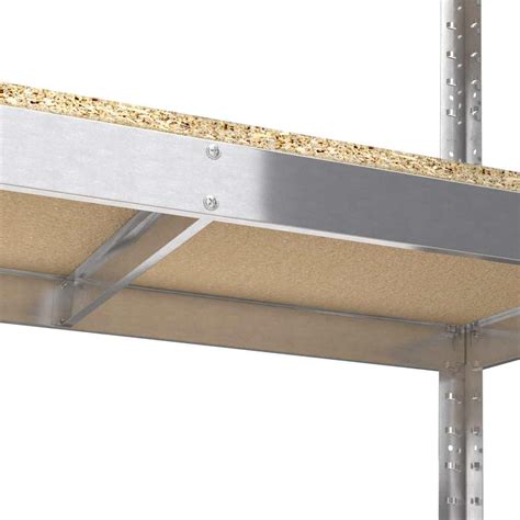 ᐉ Стелаж металевий Харді про 160х150х90 см з оцинкованим покриттям на 3 полиці із ДСП 12911