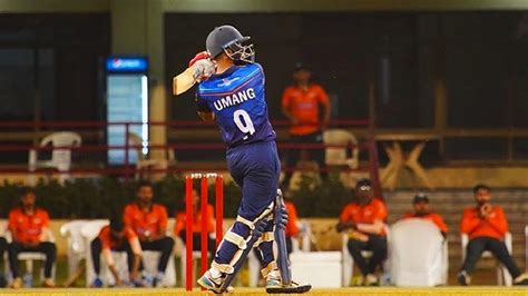 Umang Kumar Batting Gujarat Teams Player Youtube