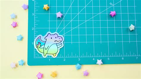 Limited Edition Holo Derpy Fire Lizard Sticker Etsy