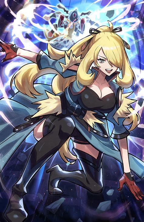 Cynthia Lucario Mega Lucario And Cynthia Pokemon And More Drawn By Ryairyai Danbooru