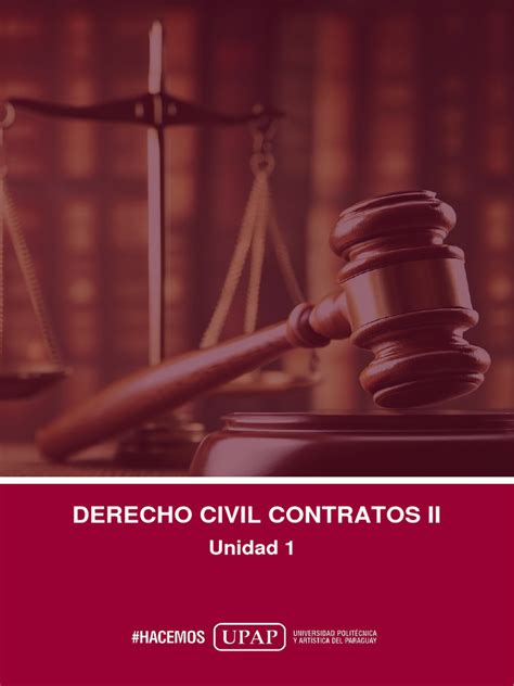 Unidad I Contenido Derecho Civil Contratos Ii Pdf Ley Común