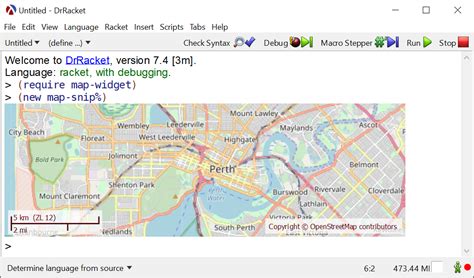 Interactive Maps In The Drracket Repl