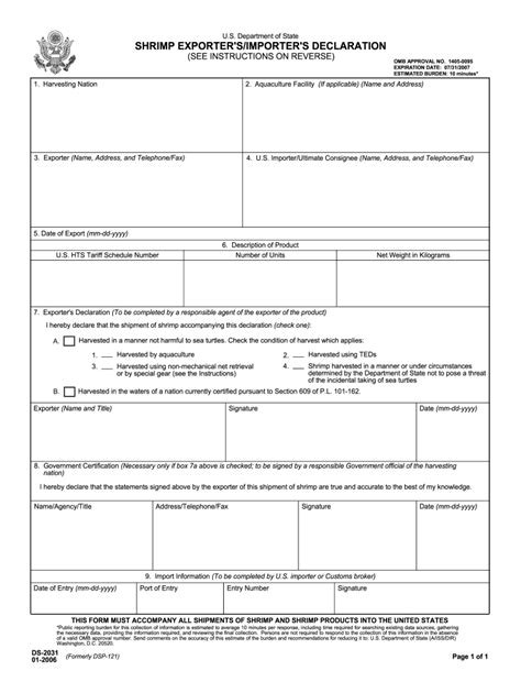 2006 Form Ds 2031 Fill Online Printable Fillable Blank Pdffiller