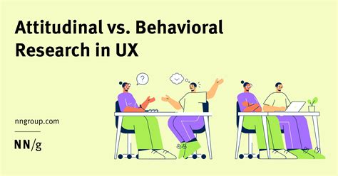 Attitudinal Vs Behavioral Research In Ux Nng
