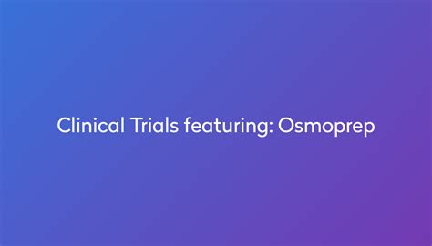 Osmoprep Everything You Need To Know Power