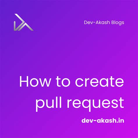 how to create pull request