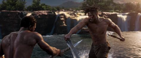 Auscaps Chadwick Boseman And Michael B Jordan Black Panther