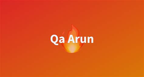 Qa Arun A Hugging Face Space By Arunslb