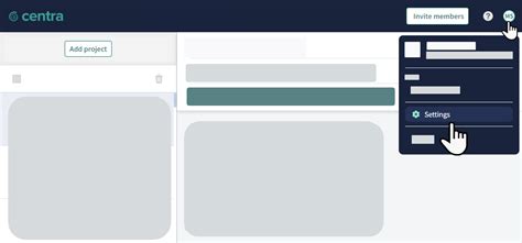 opening the settings window applitools centra documentation