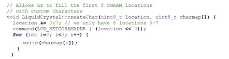 Arduino compatible coding 13: Custom characters and icons on the LCD module