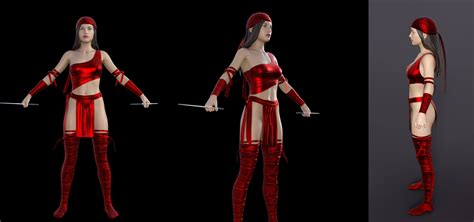 Elektra Costume G8fg81f Daz Content By Matteoio