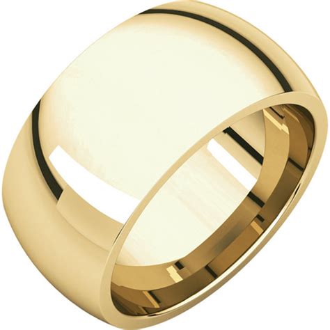 14kt Yellow Gold 10mm Comfort Fit Wedding Band Jjir 14y10mm