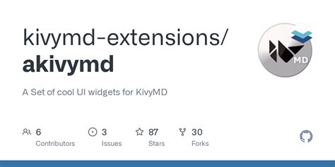 GitHub Kivymd Extensions Akivymd A Set Of Cool UI Widgets For KivyMD