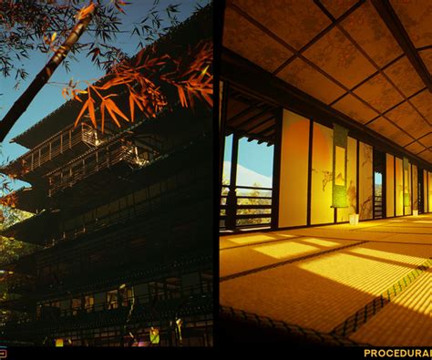 Artstation Houdini Tutorial Procedural Japanese Castle In Unreal Engine 4 Tutorials Artofit