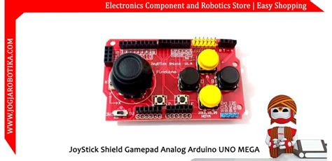 jual joystick shield gamepad analog arduino uno mega