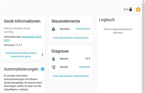 Ring Integration Does Not Show Ring Intercom Device Entities