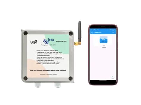 Gsm Iot Android App Based Water Level Indicator And Controller Wall At
