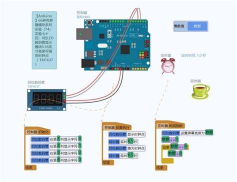 Arduino Hands On TM Four Digit LED Display Unikeyic