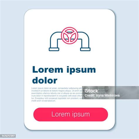 회색 배경에 분리 된 밸브 아이콘라인 오일 파이프 다채로운 개요 개념 벡터 가솔린에 대한 스톡 벡터 아트 및 기타 이미지 가솔린 강철 건설 산업 Istock