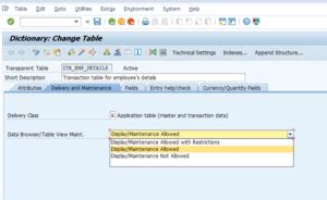 Table Maintenance Generator In SAP ABAP Go Coding