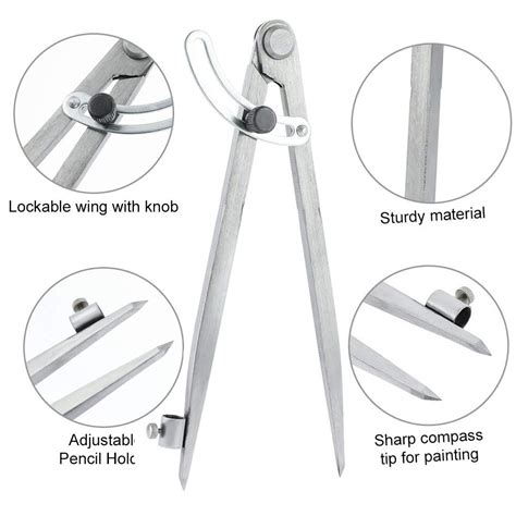 Woodworking Compass Drawing Carpenter Compass 200m Vicedeal