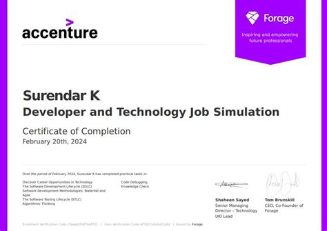 surendar kumar on linkedin accenture forge techskills technology