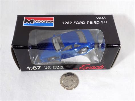 1989 Miniature Ford T Bird Sc 2041 By Monogram Mini Exacts New In Original Box Etsy
