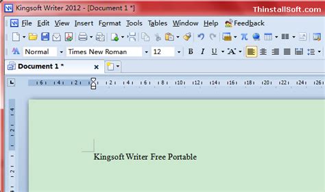 Kingsoft Writer Portable Best Alternative To Microsoft Word ThinstallSoft