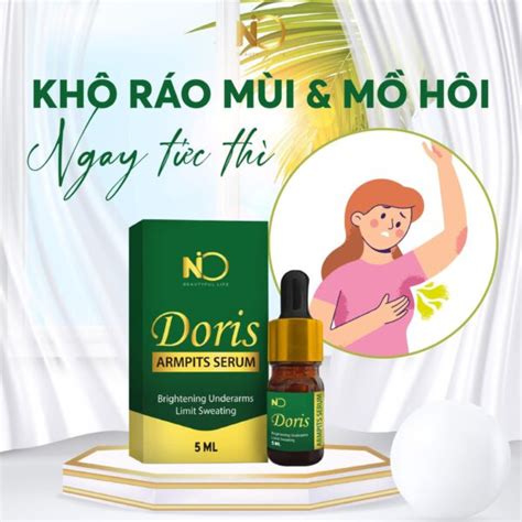 doris nio serum khỬ mÙi hÔi nÁch hÔi chÂn chÍnh hÃng