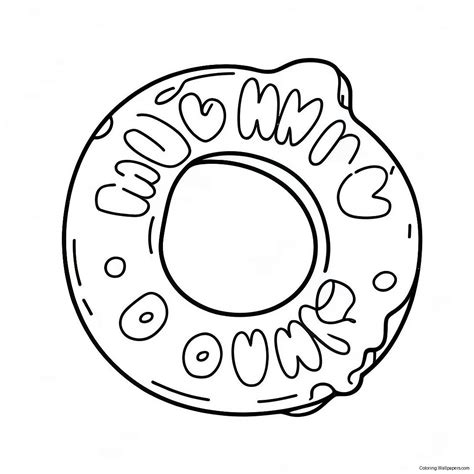 Dunkin Donuts Logo Coloring Page 16380 12903