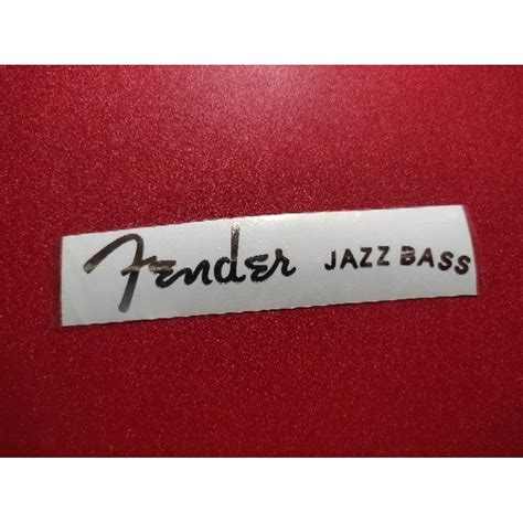Fendeerr Jazzy Bassy Chrome Decal Vinyl Sticker Shopee Philippines