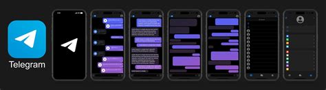 Premium Vector Telegram Mockup On A Black Background Telegram On Social Media Screen Social
