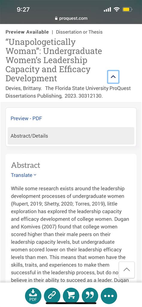 My Dissertation Is Officially Live On Proquest Such A Fun Email To