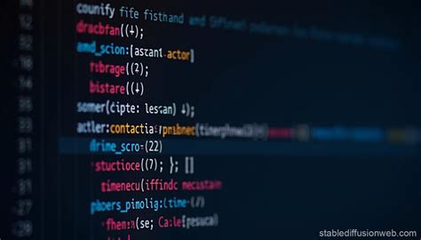 Programming Tutorial Poster With Code Background Stable Diffusion Online