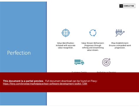lean software development toolkit ppt slide deck