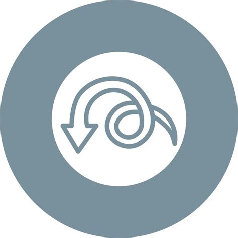 Imagen Vectorial Del Icono En Espiral Hacia Abajo Se Puede Utilizar