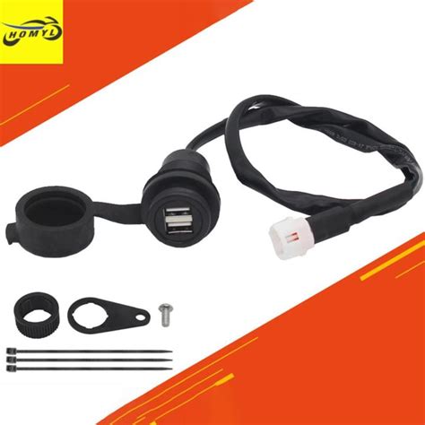 Homyl Charging Port Socket For Yamaha Fz 07 Tracer 700 Tracer 900 Gt Premium Lazada Ph