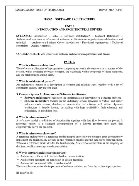 it6602 software architecture pdf cloud computing service oriented architecture