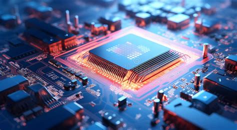Close Up View Of A Central Processing Unit Installed On A Circuit Board Showcasing Intricate