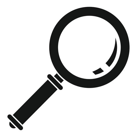 Magnifier Icon Simple Style 14542253 Vector Art At Vecteezy