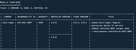 [security] Cli Columns And Cli Table3 Have Dependencies To Vulnerable Packages · Issue 3785