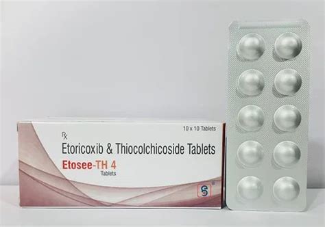 Etoricoxib 60 Mg Thocolchicoside 4 Mg At ₹ 2380box Etoricoxib